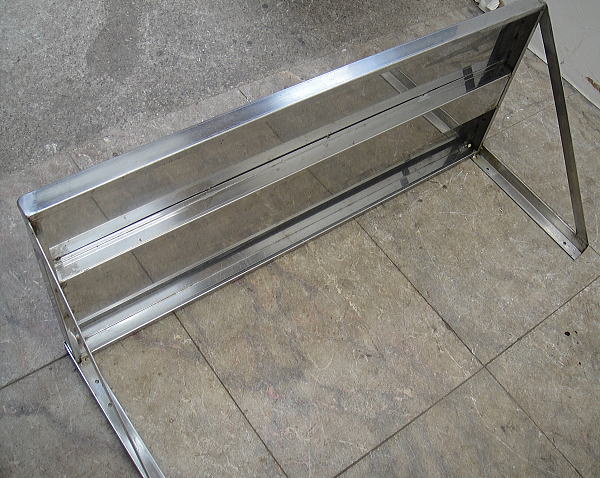 11K2447Z 業務用ステンレス天吊棚平棚食器棚 950x400x350