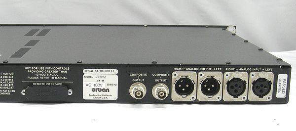 orban Optimod-FM 2200/J Digital Streo Encoder #89911(その他)｜売買されたオークション情報 ...
