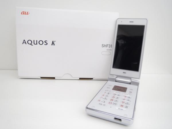 au AQUOS K SHF31 携帯電話 白ロム ホワイト SHARP(携帯電話)｜売買されたオークション情報、yahooの商品情報をアーカイブ公開 - オークファン（aucfan.com）