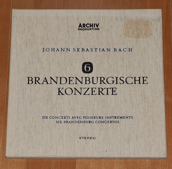 希少 独Archiv SAPM ブランデンブルク協奏曲 バウムガルトナー
