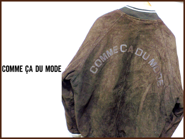 COMME CA DU MODE コムサデモード スエードスタジャン(ジャンパー、ブルゾン)｜売買されたオークション情報、yahooの商品情報をアーカイブ公開 - オークファン（aucfan.com）