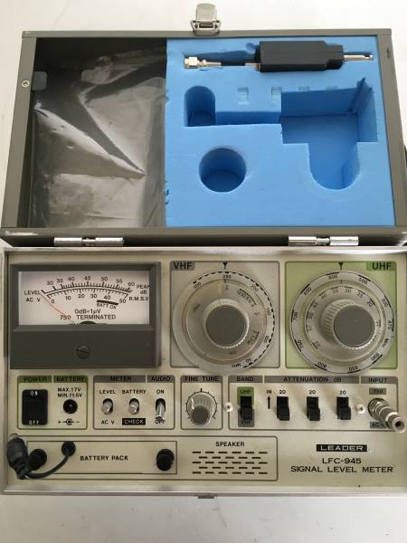 LEADER/リーダー電子 シグナルレベルメーター LFC-945 無線(その他)｜売買されたオークション情報、yahooの商品情報を ...