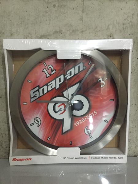 スナップオン Snap on 95周年記念 壁掛け 時計 激レア(その他)｜売買されたオークション情報、yahooの商品情報をアーカイブ公開 ...