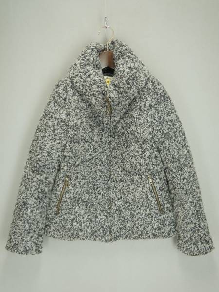 B5746/レイビームス/BEAMS ニット ダウンジャケット/グレー/1(ジャンパー、ブルゾン)｜売買されたオークション情報、yahooの商品情報をアーカイブ公開 - オークファン ...