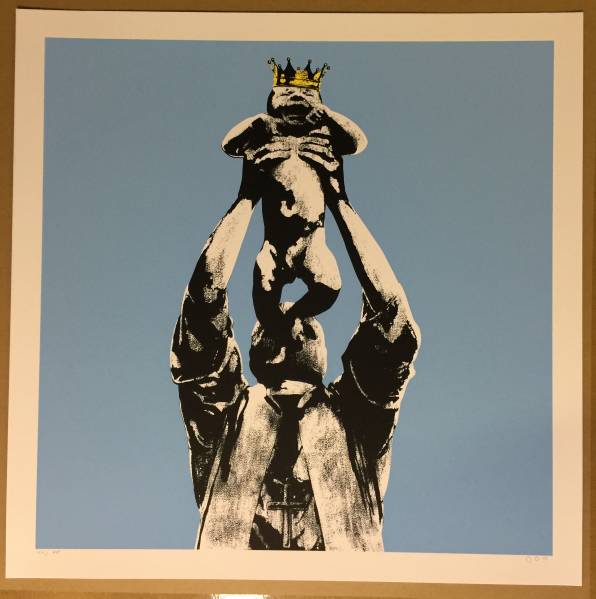 DOT DOT DOT VANDAL KING BLUE banksy dolk バンクシー kaws(シルクスクリーン)｜売買された ...