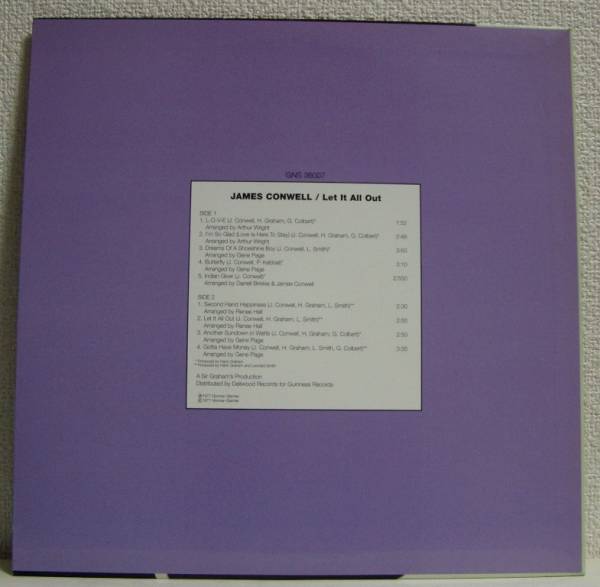 JAMES CONWELL LET IT ALL OUT LP GUINNESS(R&B、ソウル)｜売買されたオークション情報、yahooの ...