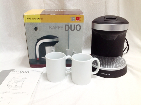 品 レコルト KAFFE DUO コーヒーメーカー 300mL(コーヒーメーカー一般)｜売買されたオークション情報、yahooの商品情報を ...