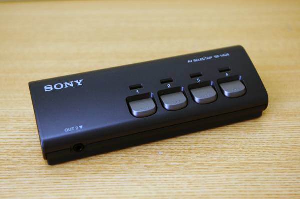 SONY AV SELECTOR SB-V40S AVセレクー(映像機器)｜売買されたオークション情報、yahooの商品情報をアーカイブ公開 - オークファン（aucfan.com）