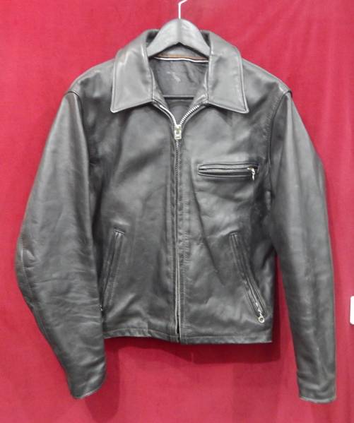 1594ショットschott襟付きシングルライダースジャケット643E黒36(ライダースジャケット)｜売買されたオークション情報、yahooの商品情報をアーカイブ公開 - オークファン ...