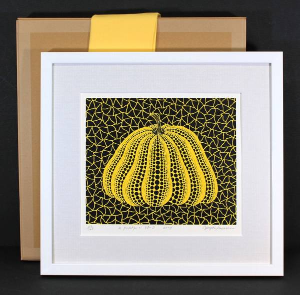 草間彌生 A PUMPKIN YB-D かぼちゃ シルクスクリーン ed.120(シルクスクリーン)｜売買されたオークション情報、yahooの商品情報をアーカイブ公開 - オークファン ...