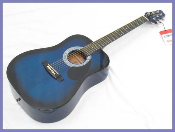 55605 Stagg/スタッグ アコースティックギター SW201 3/4 BLS ブルー系サンバースト/外箱付き(その他)｜売買された ...