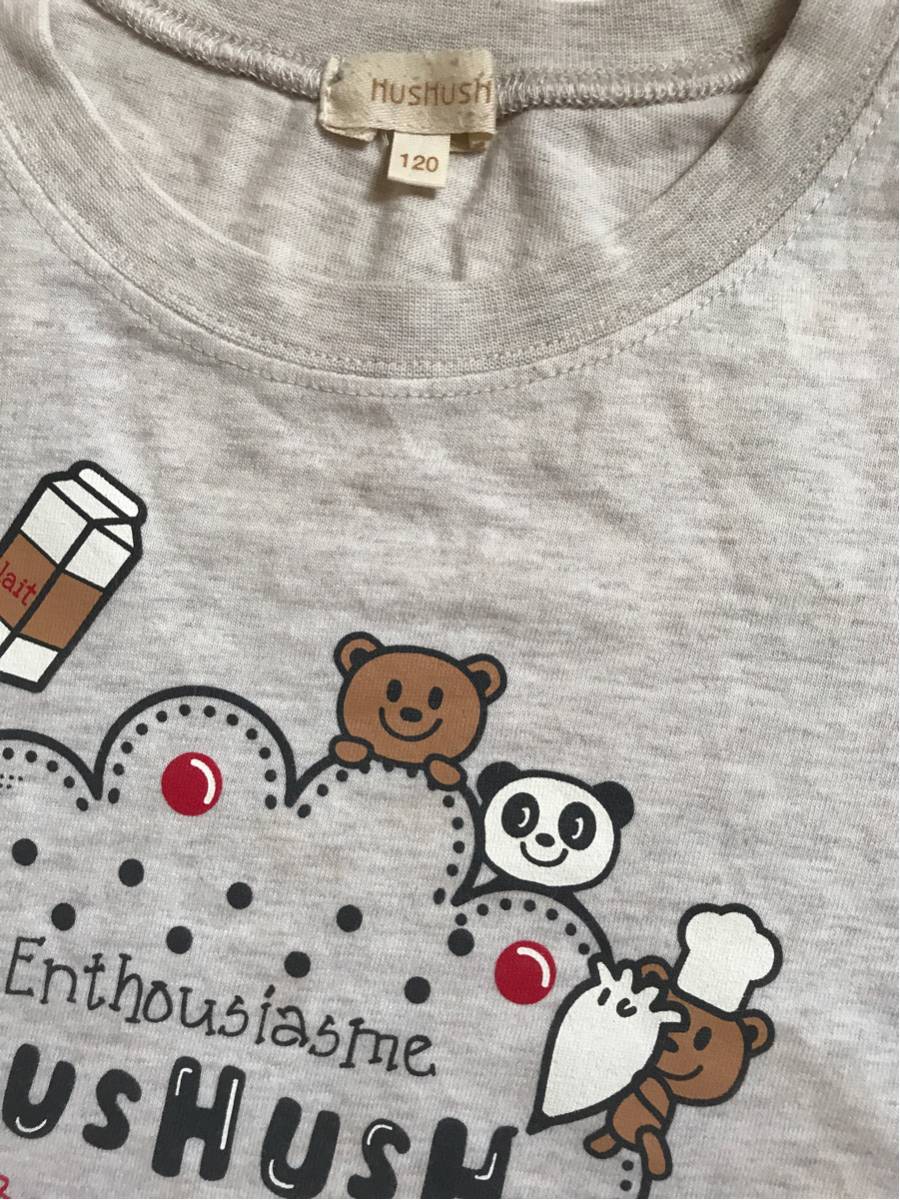 Hushush 長袖T カットソー 120cm(ハッシュアッシュ)｜売買されたオークション情報、yahooの商品情報をアーカイブ公開 - オークファン（aucfan.com）