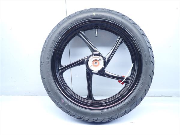 βJ3 スズキ アドレス110-2 CE47A FI車 新型 低走行 H27年式 動画有 純正 フロントホイール タイヤ 7分山 iRC SS ...