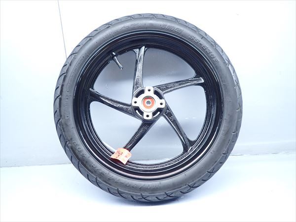 βJ3 スズキ アドレス110-2 CE47A FI車 新型 低走行 H27年式 動画有 純正 フロントホイール タイヤ 7分山 iRC SS ...