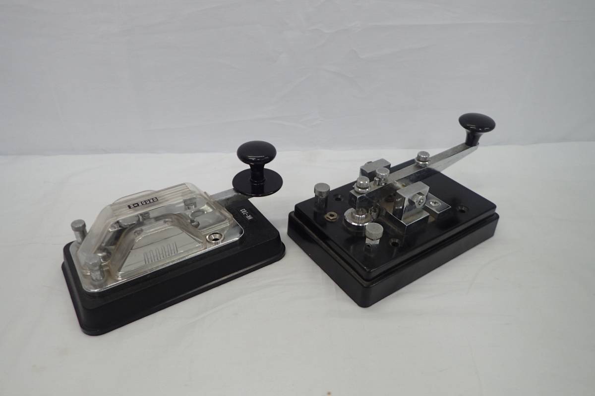 161管12G10 無線機 モールス信号電鍵 加地通信機研究所 MKO-8型 HIMOUND HK-703 2点 ハイモンド(アクセサリ)｜売買されたオークション情報、yahooの商品情報を ...