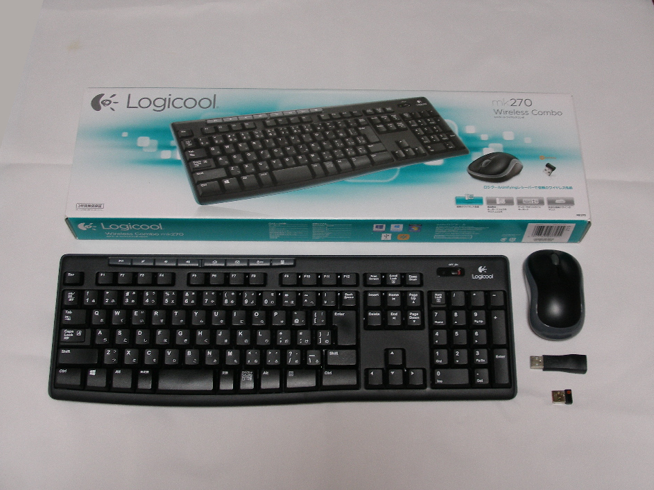 Logicool ロジクール ワイヤレスコンボ mk270 キーボード＆マウス(ワイヤレスキーボード)｜売買されたオークション情報、yahooの商品情報をアーカイブ公開 - オークファン ...