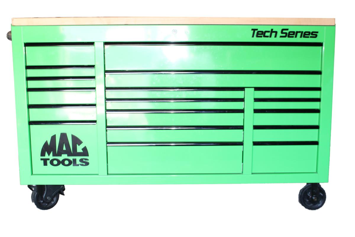 積み込み手伝い可 MAC TOOLS 18ドロワー ワークステーション MB1084 Tech ロールキャビネット 工具箱 ツールボックス ...