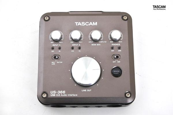 895 TASCAM タスカム US-366 オーディオインターフェース DSPミキサー搭載 96/192kHz対応 USB2.0(オーディオインターフェース)｜売買されたオークション情報 ...