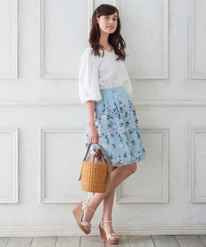 TOCCA 2017SS FORTUNE スカート スカイブルー系 サイズ2 トッカ(トッカ)｜売買されたオークション情報、yahooの商品情報をアーカイブ公開 - オークファン（aucfan ...