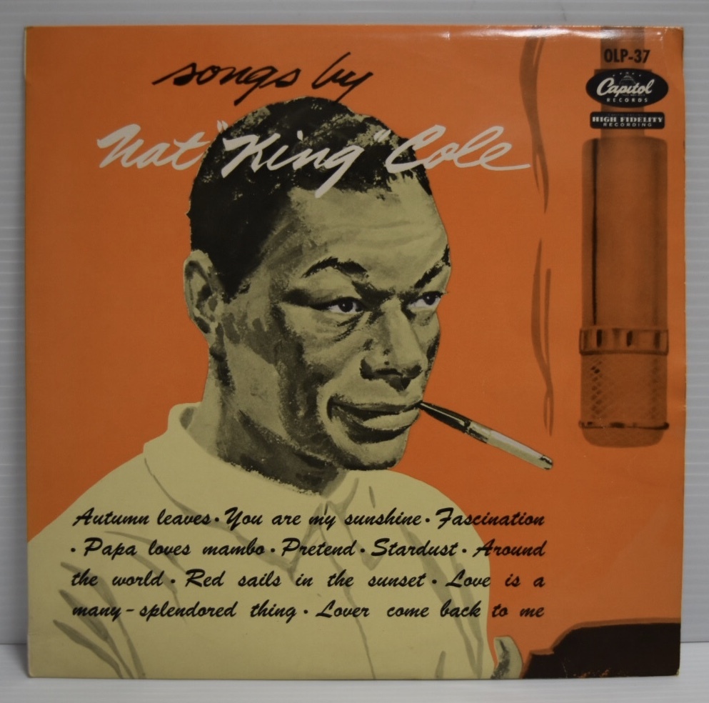 超レア 赤盤 ナットキングコール 10インチ レコード 歌うキングコール NAT KING COLE SONG BY NAT KING COLE capitol OLP-37(ボーカル)｜売買 ...