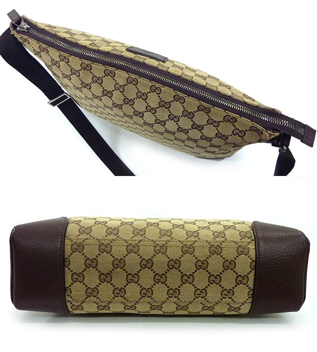 GUCCI GGキャンバス メッセンジャーバッグ FA0227 グッチ ワンショルダー バッグ 110054 ブラウン(かばん、バッグ)｜売買されたオークション情報、yahooの商品情報を ...
