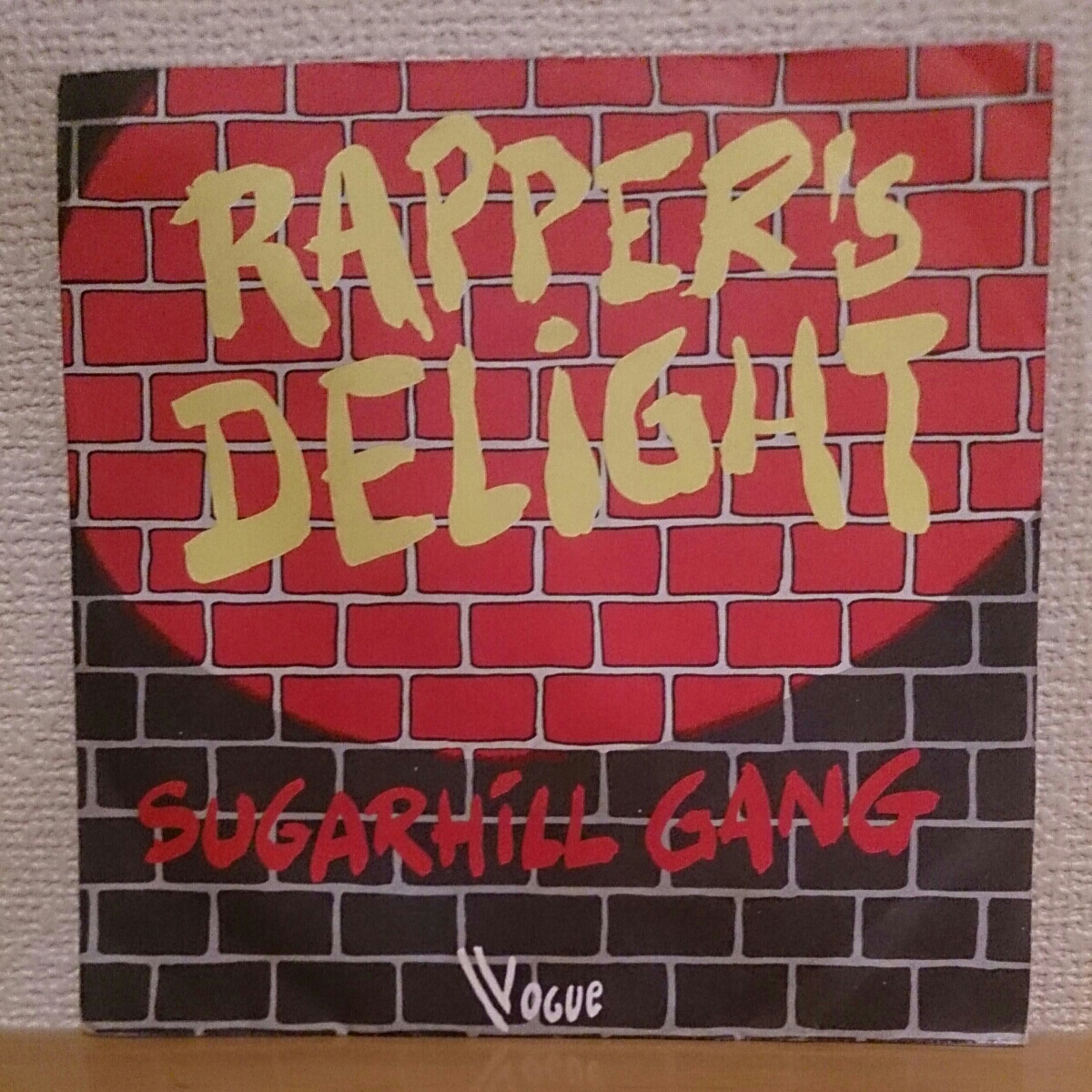 名盤 ピクチャースリーブ 7インチ レコード SUGARHILL GANG /RAPPER'S DELIGHT HIPHOP RAP 45 ...