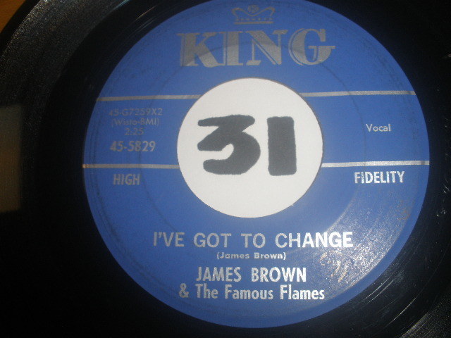 試聴 同様 DOO-WOP BALLAD JAMES BROWN & The Famous Flames I’VE GOT TO CHANGE / THE BELLS 1963年作品(R&B ...