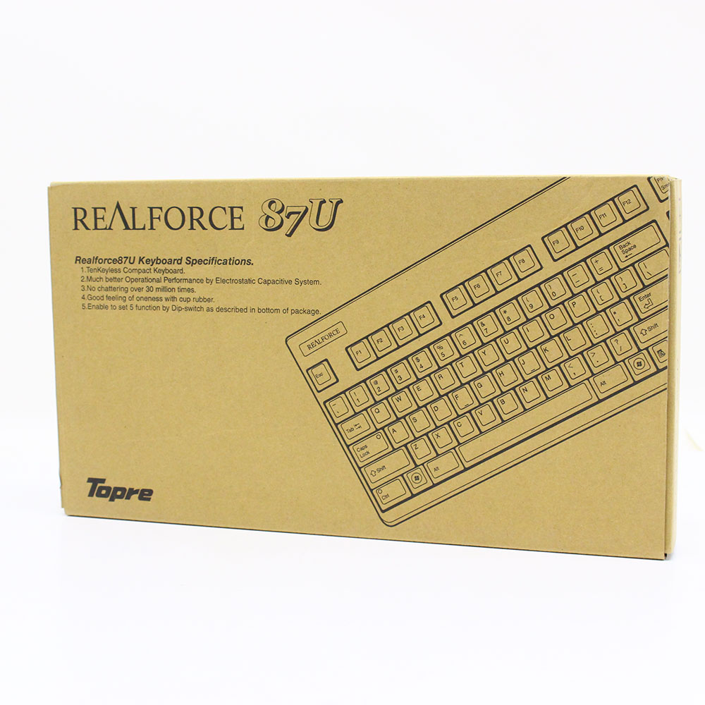 Topre 東プレキーボード REALFORCE 87U ブラック 箱付き(USBキーボード)｜売買されたオークション情報、yahooの商品 ...