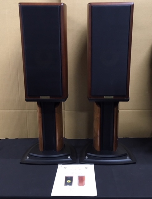 1円 WoodWill ウッドウィル 2way スピーカーシステム ロシアンバーチ バスレフ型 革張り PARK audio made in ...
