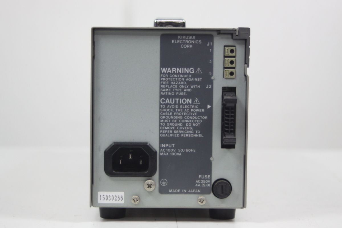 KIKUSUI 菊水 直流安定化電源 PMC250-0.25A 保証品(その他)｜売買されたオークション情報、yahooの商品情報をアーカイブ ...