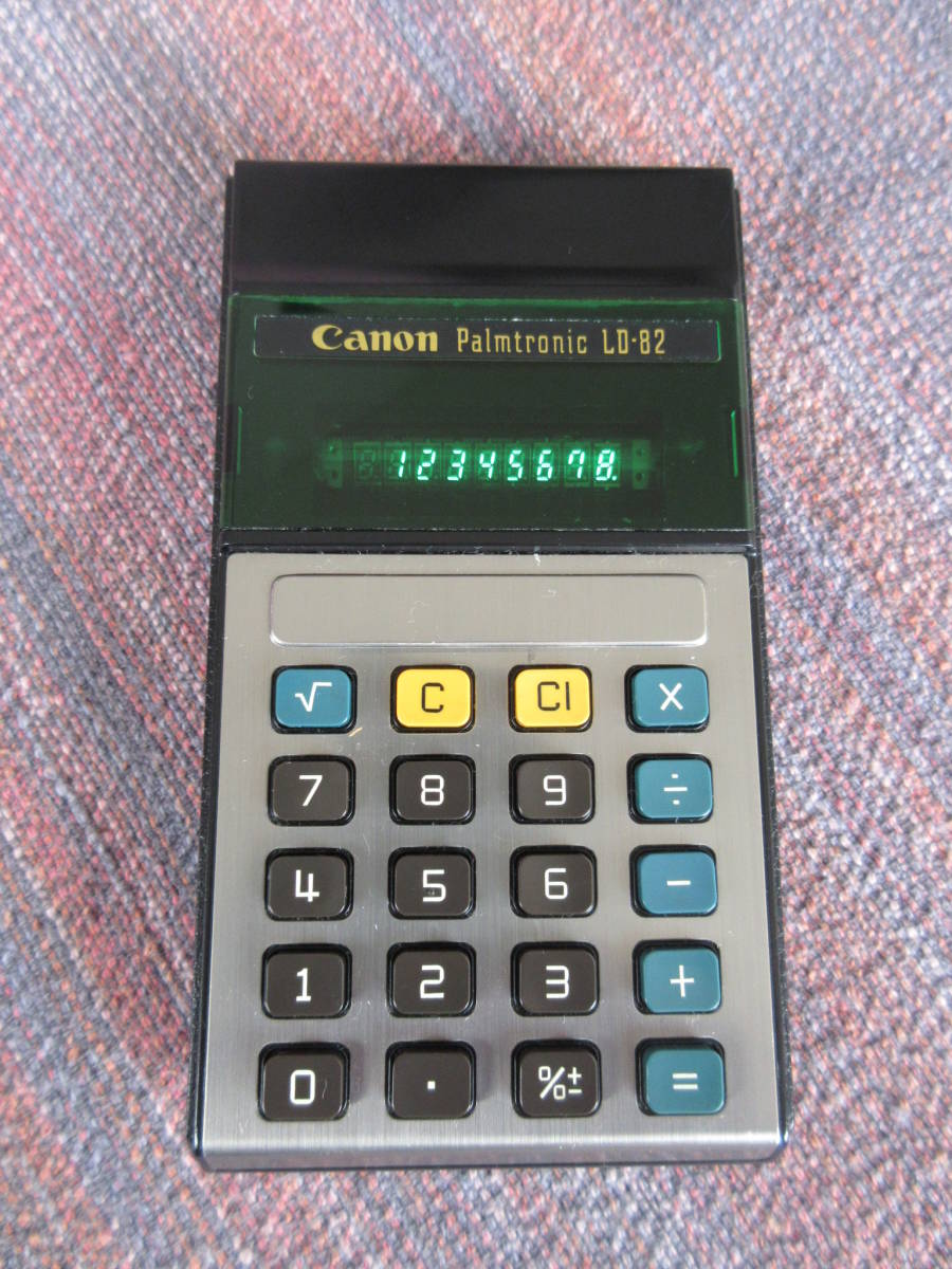 Canon Palmtronic LD-82 キャノン VFD 電卓 昭和レトロ アンティーク(電卓)｜売買されたオークション情報、yahooの商品情報をアーカイブ公開 - オークファン ...