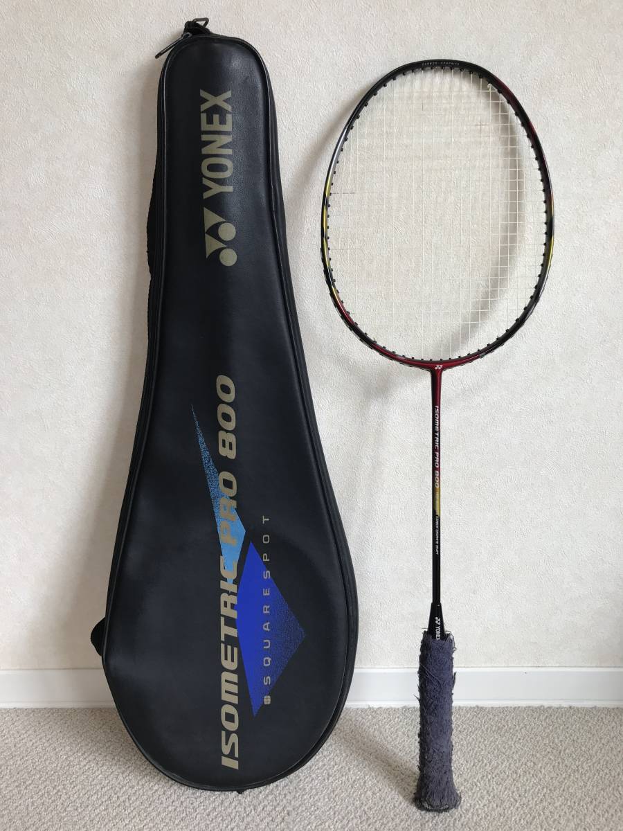 A1807037kuy YONEX ISOMETRIC PRO 800 HIGH MODULUS CARBON GRAPHIT ケース付き ...