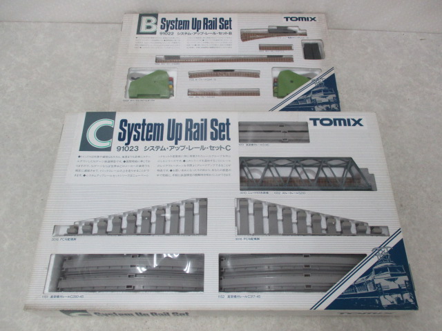 TOMIX 91023 システムアップレールセットC 91022 システムアップレールセットB /Nゲージ(線路)｜売買されたオークション情報、yahooの商品情報をアーカイブ公開 ...