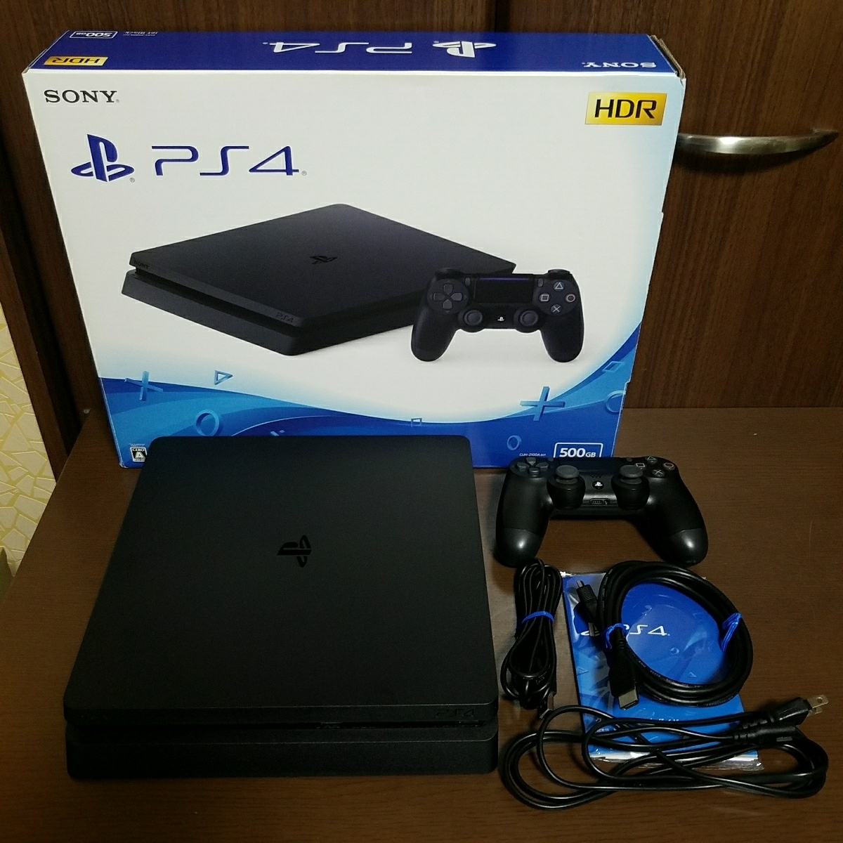 4590 同梱NG SONY PS4 本体 PlayStation4 CUH-2100A 500GB ジェットブラック 箱付 HDR対応 プレイステーション4 プレステ4 現状(PS4本体 ...