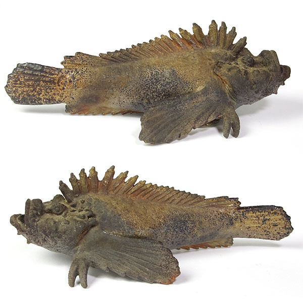 takekore 國延昇作 備前おこぜ置物 e12(備前)｜売買されたオークション情報、yahooの商品情報をアーカイブ公開 - オークファン（aucfan.com）