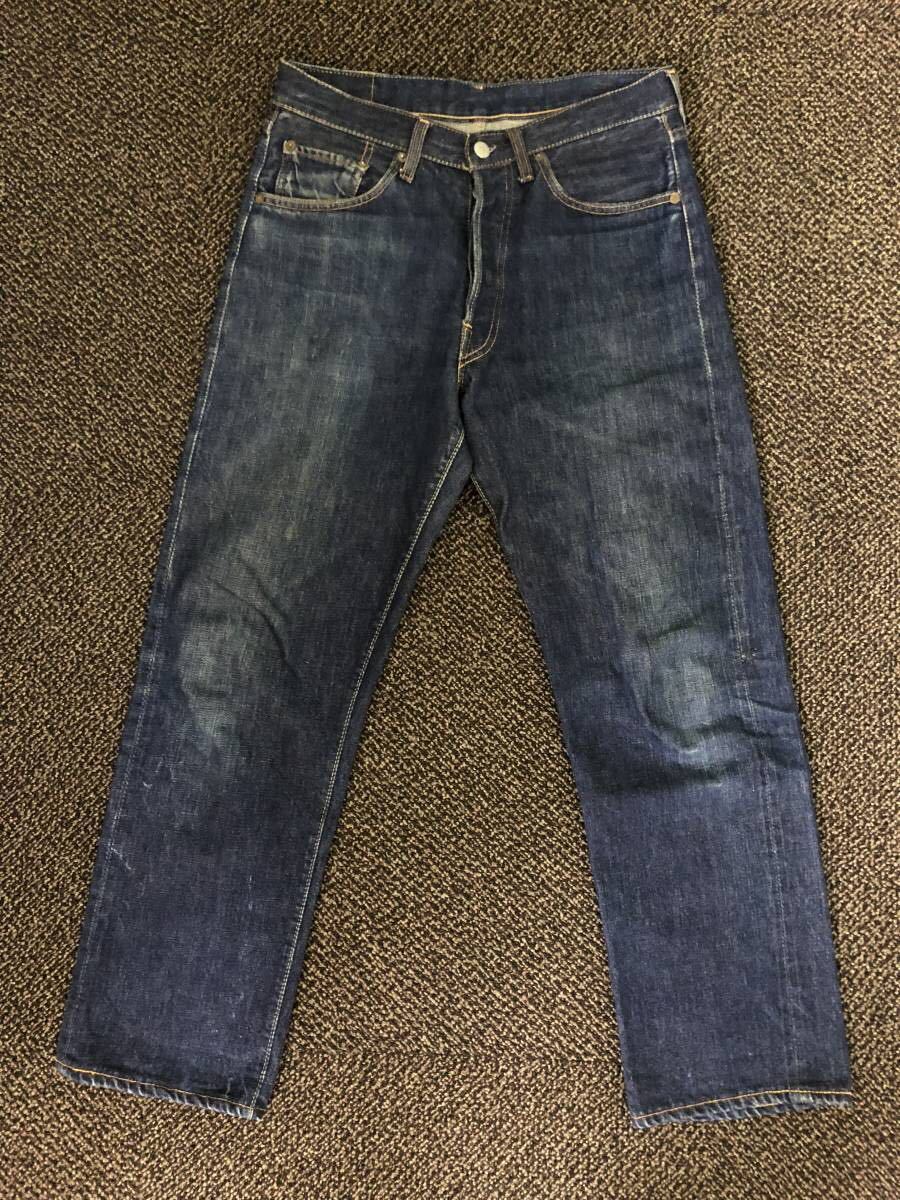 60's LEVI'S リーバイス 501 BIGE Sタイプ 紙パッチ有 W32×W32 80cm×71cm ヴィンテージ オリジナル ...