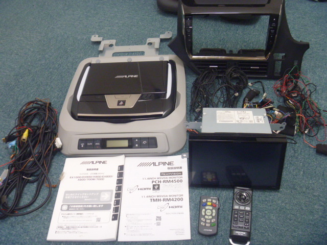 ALPINE EX1000 PCH-RM4500 ナビ フリップダウンモニターセット 専用パネル付 80系ヴォクシー(その他)｜売買されたオークション情報、yahooの商品情報をアーカイブ公開 ...