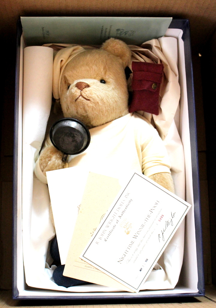 R.ジョン ライト ナイトタイム プー 限定2500体 R John Wright ウィニー ザ プー くまのプーさん(体長30cm - 50cm)｜売買されたオークション情報、yahooの ...