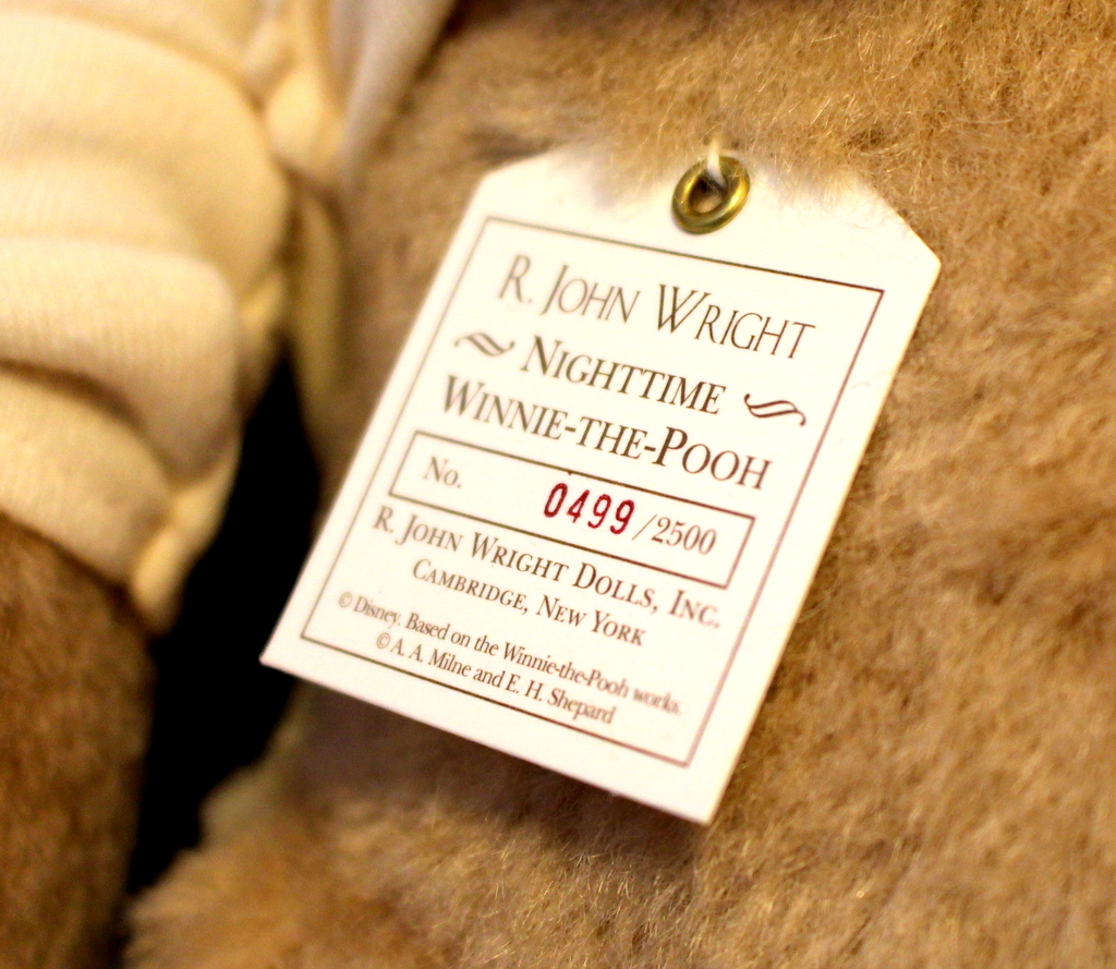 R.ジョン ライト ナイトタイム プー 限定2500体 R John Wright ウィニー ザ プー くまのプーさん(体長30cm - 50cm)｜売買されたオークション情報、yahooの ...