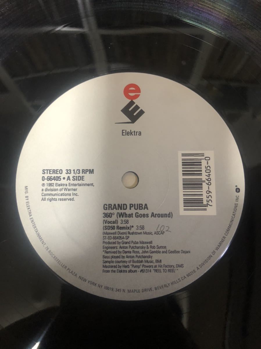 USオリジナル GRAND PUBA / 360° - WHAT GOES AROUND - 12inch LP レコード / BRAND NUBIAN / MURO / DJ KOCO ...