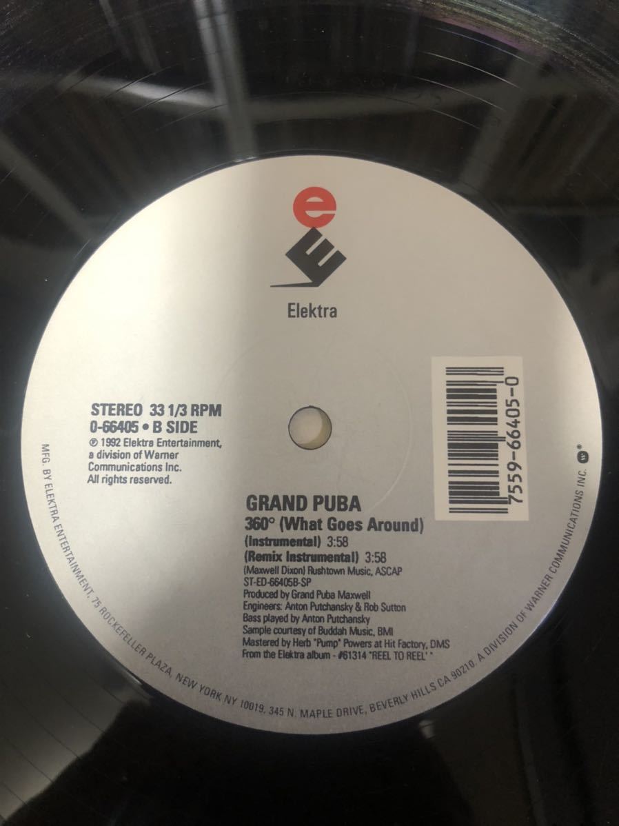 USオリジナル GRAND PUBA / 360° - WHAT GOES AROUND - 12inch LP レコード / BRAND NUBIAN / MURO / DJ KOCO ...