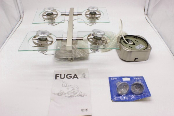 IKEA イケア FUGA シーリングライト スポットライト 照明 電気 インテリア 北欧雑貨 35W 電球付き 沢K102414(IKEA ...