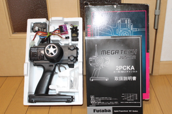 フタバ メガテック ジュニア T2PCKA プロポ FP-R122JE 受信機 MC230CR アンプ S3003 サーボ(プロポセット ...