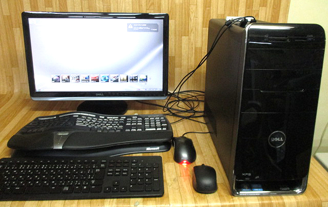 1858 dell デル デスクトップ型パソコン OXPCG3 windows7 home premium intel core-i7 ...
