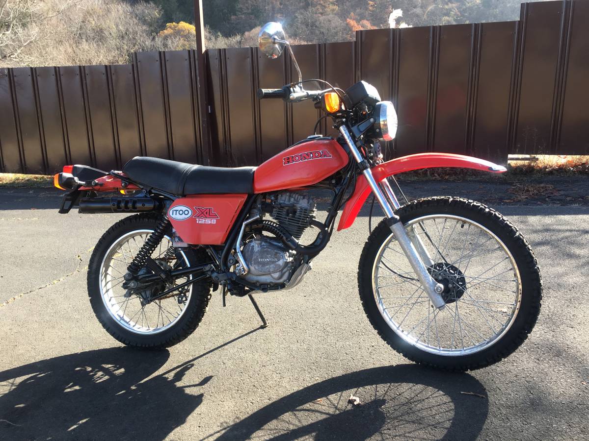 実動 XL125S ホンダ HONDA VMX V-MX ビンテージ モトクロス オフロード 旧車 検索XL125R XL250S(51cc ...