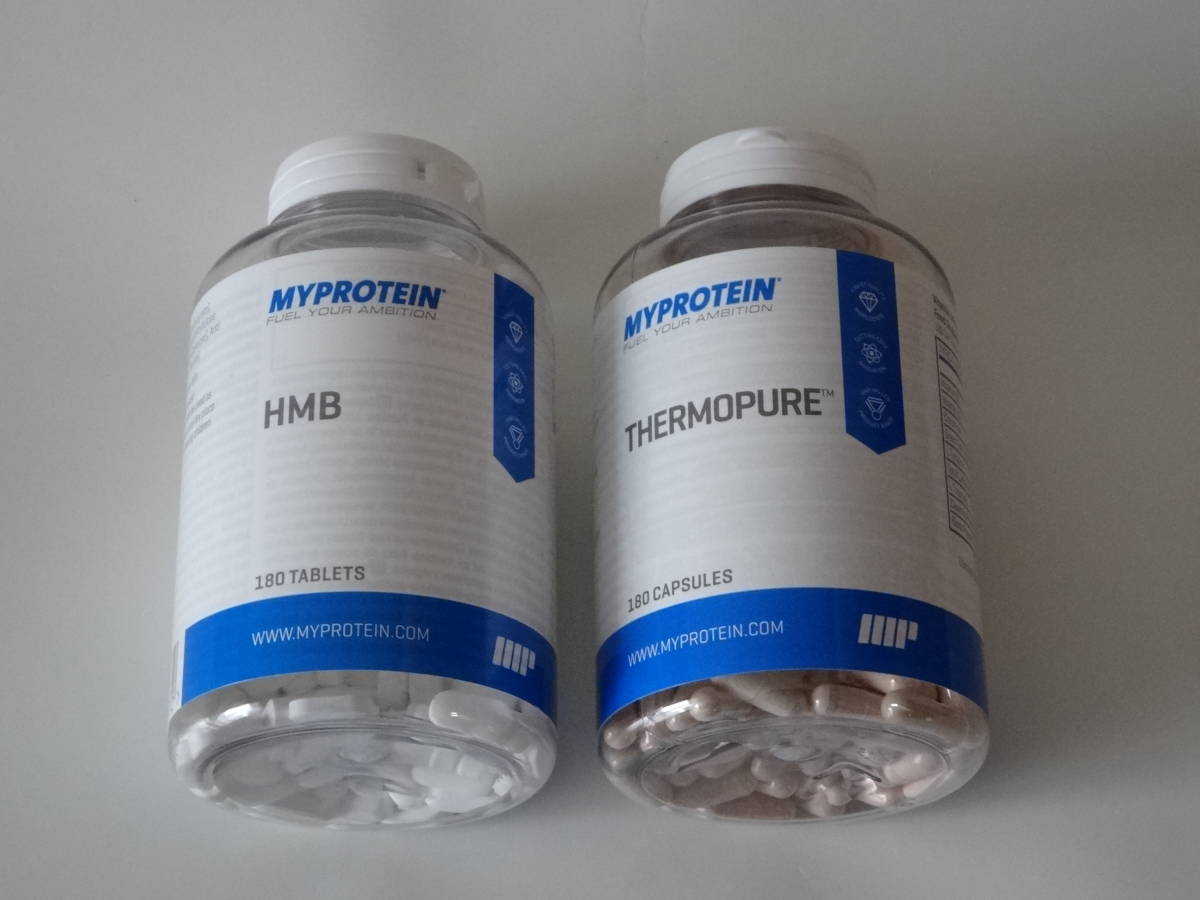マイプロテイン Myprotein HMB 180タブレット＋サーモピュア Thermopure 180カプセル セット(瞬発系)｜売買された ...