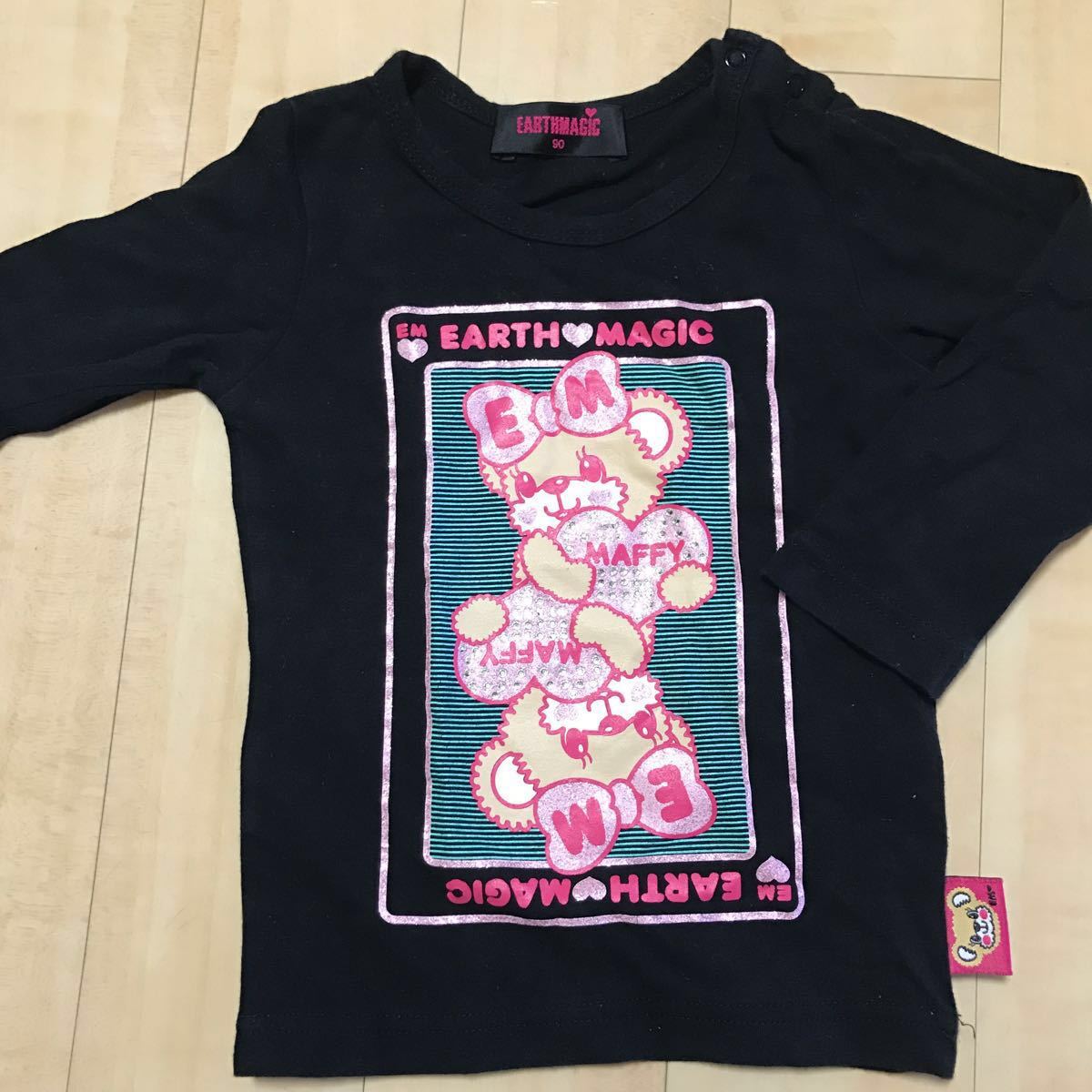 アースマジック 長袖 Tシャツ 90 くま ラメ 80 EARTH MAGIC(長袖Tシャツ)｜売買されたオークション情報、yahooの商品情報をアーカイブ公開 - オークファン（aucfan ...