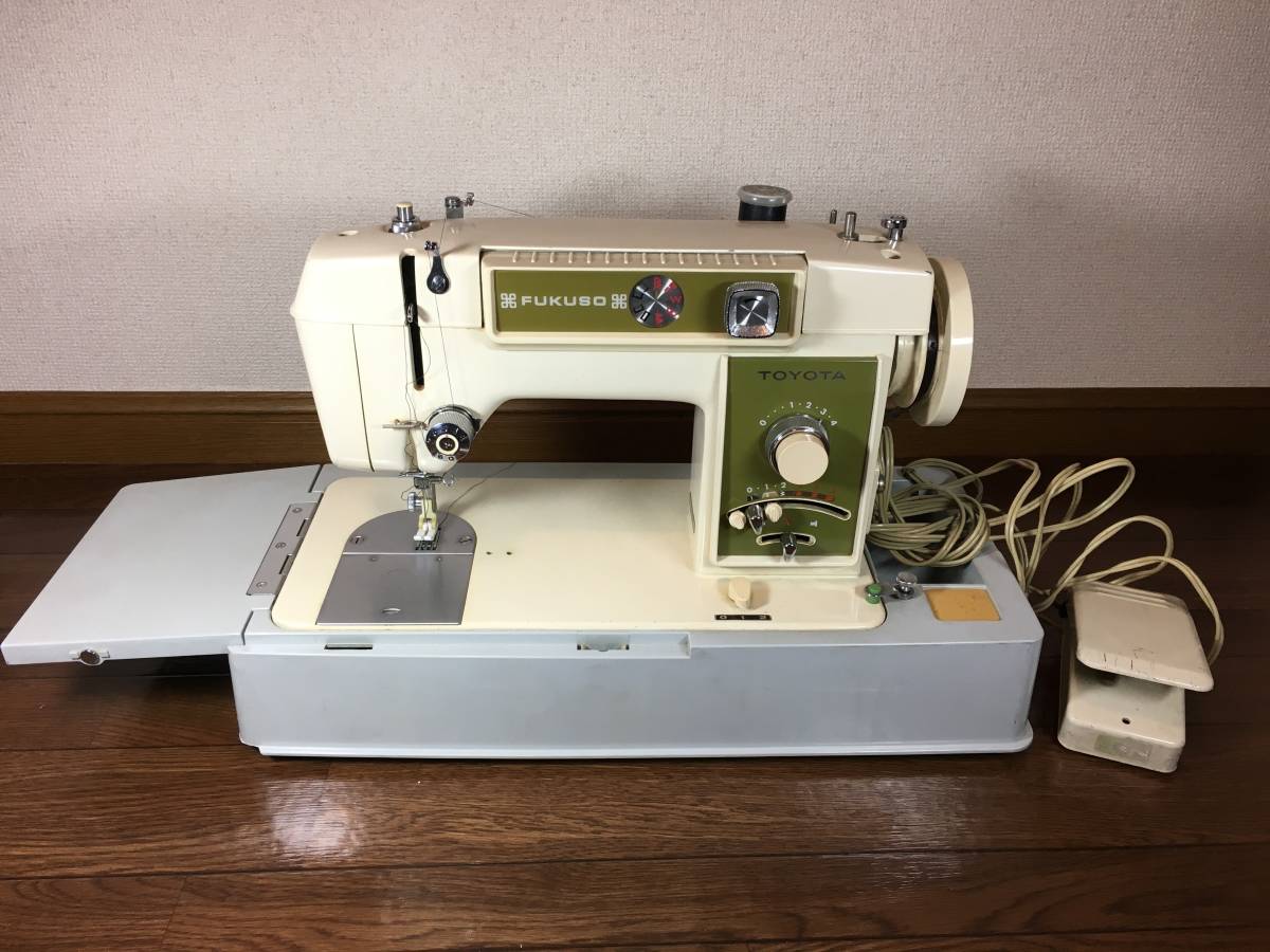 TOYOTA アイシン精機 FUKUSO SEWING MOTOR 職業用ミシン(トヨタミシン)｜売買されたオークション情報、yahooの商品 ...