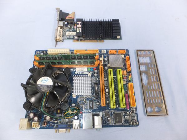 Y8/D BIOSTAR マザーボード G41-M7 メモリ3GB CPU付き グラボ Radeon HD4350(その他)｜売買された ...