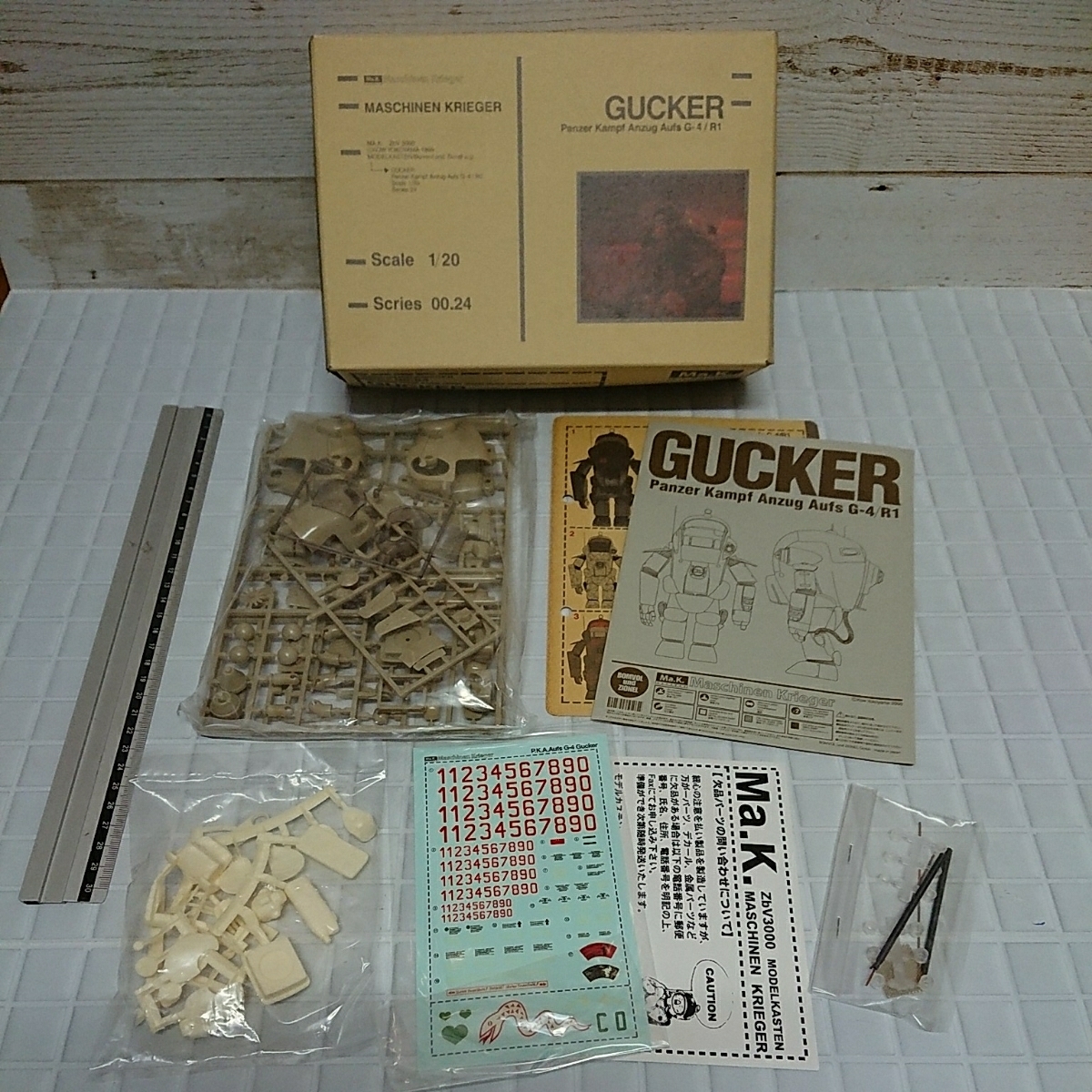 0308-419 MA.K. GUCKER 1/20 00.24 G-4/R1 プラモデル 未組立(プラモデル)｜売買されたオークション情報 ...